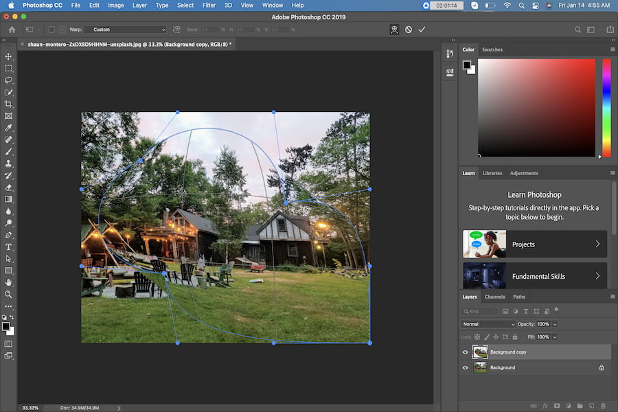How To Curve An Image In Photoshop PFRE